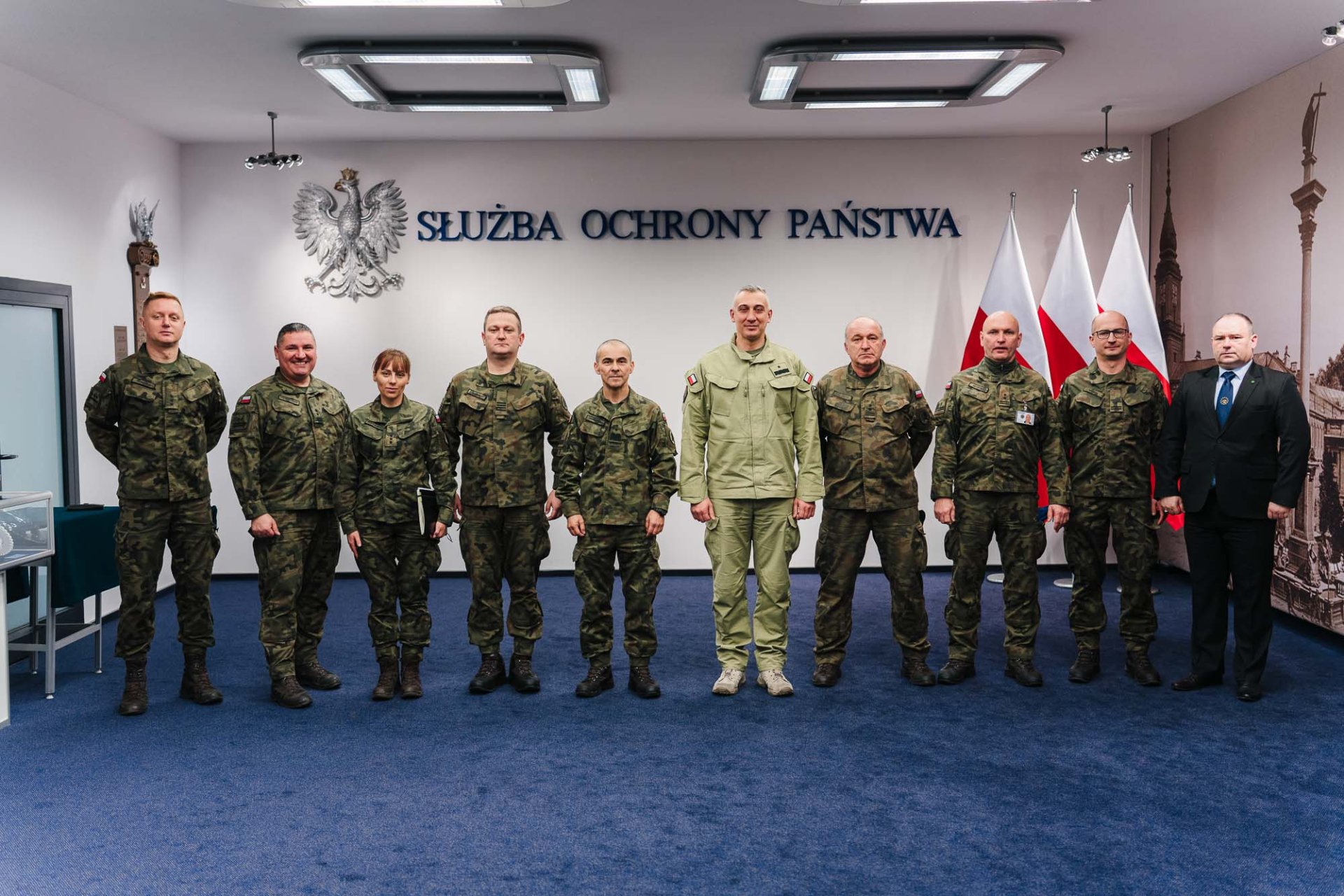 Spotkanie Komendanta Służby Ochrony Państwa z Dowódcą 1. Dywizji ...